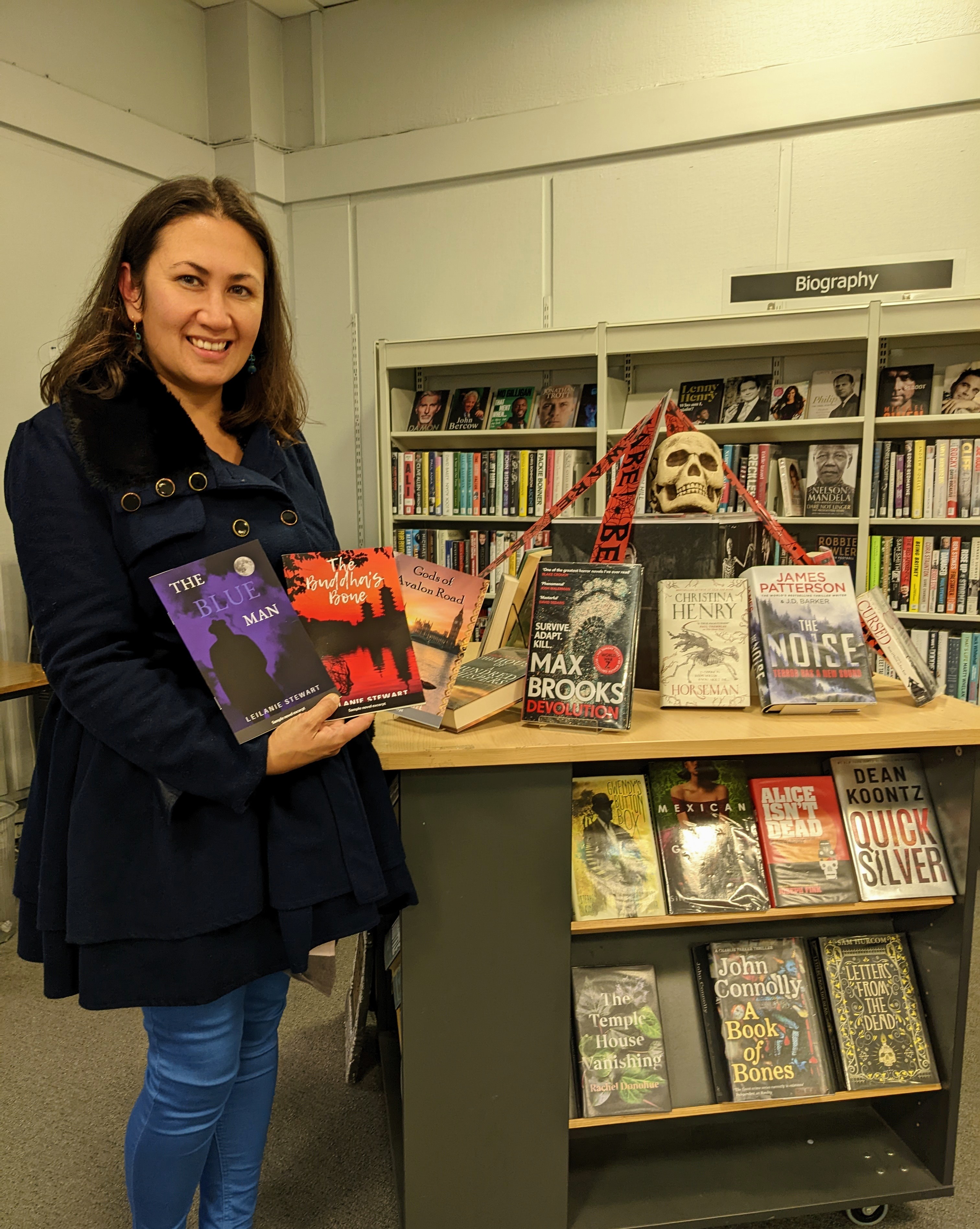 Book Week NI: library promo events for the Blue Man | Leilanie Stewart