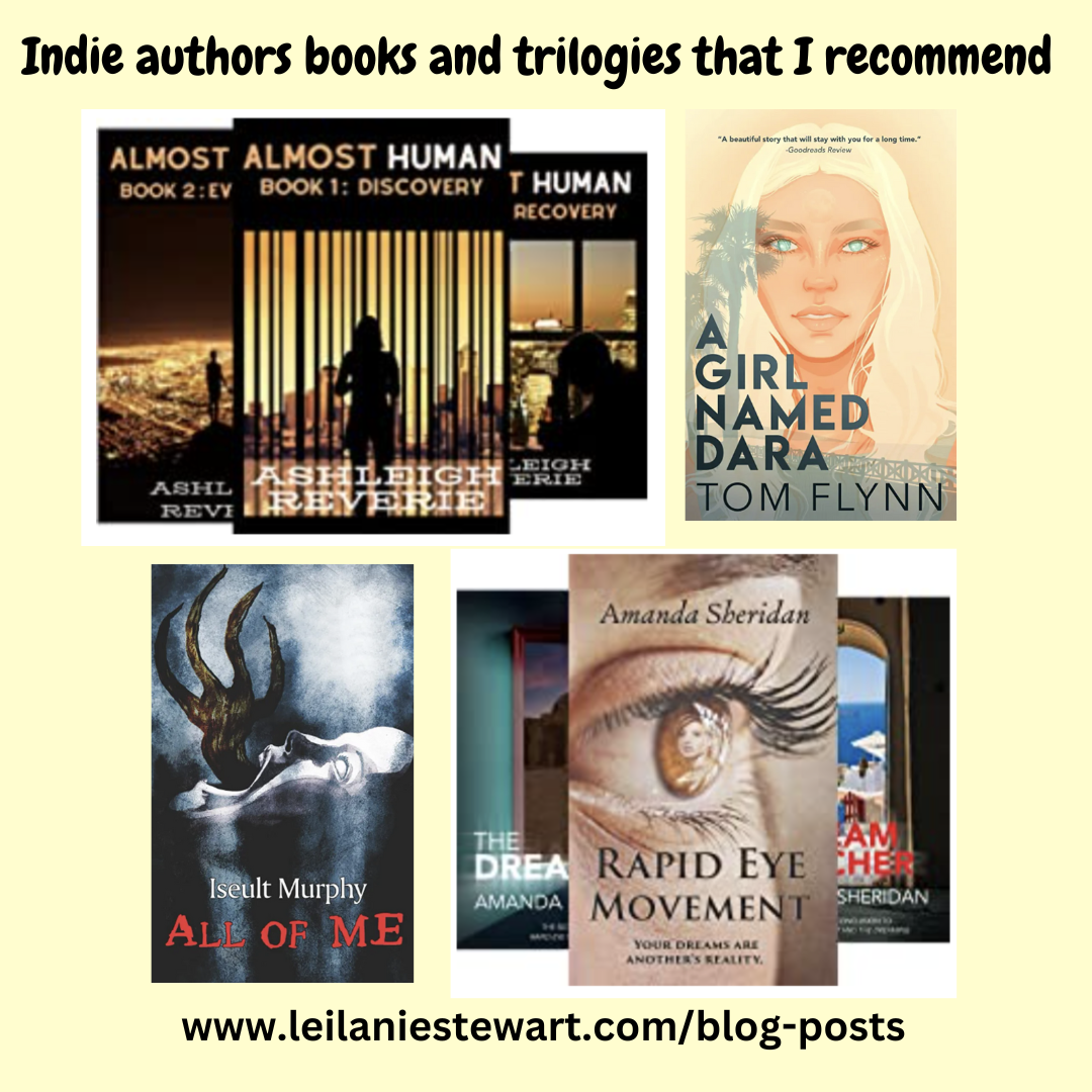 Indie author books and trilogies that I recommend | Leilanie Stewart