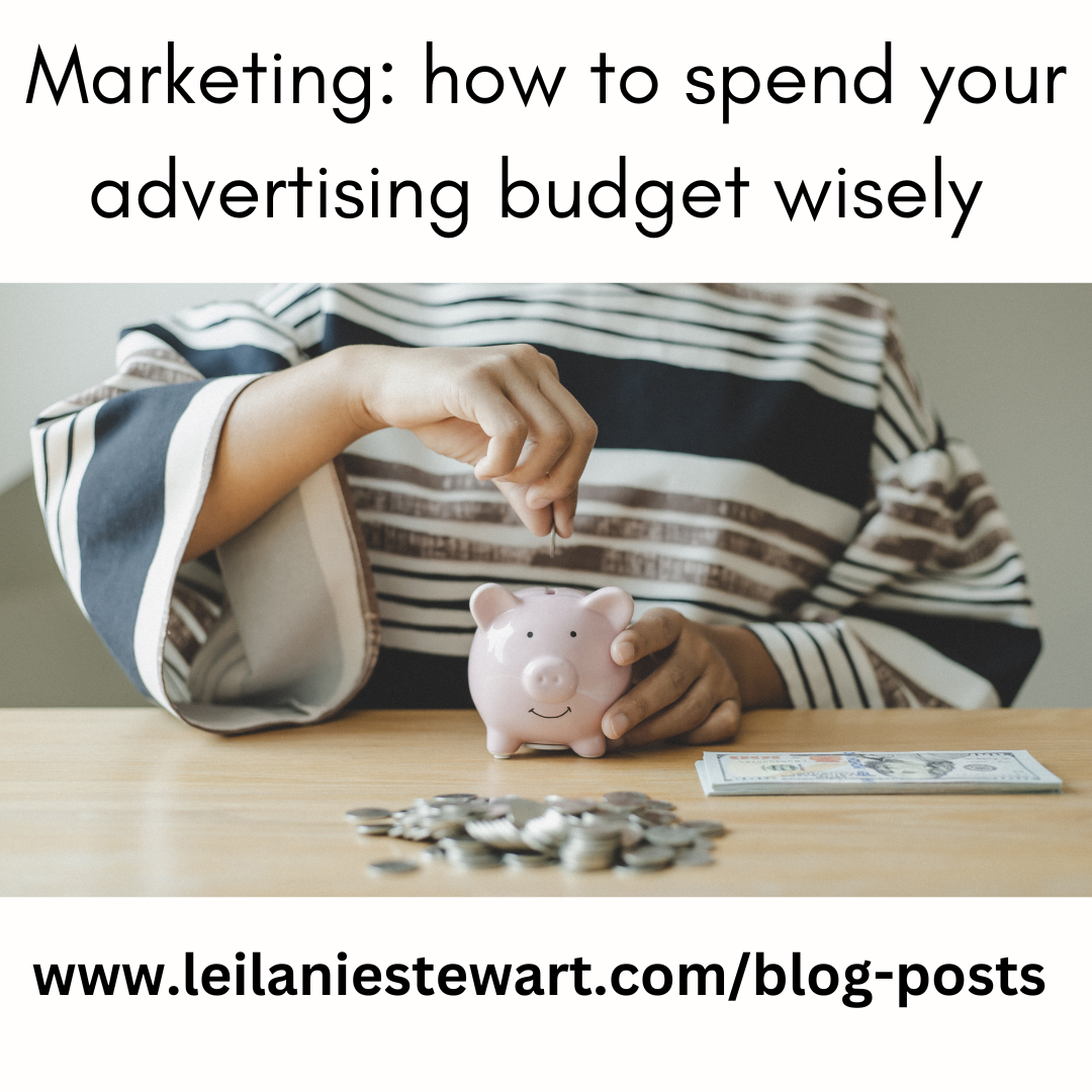 Marketing: how to spend your advertising budget wisely | Leilanie Stewart