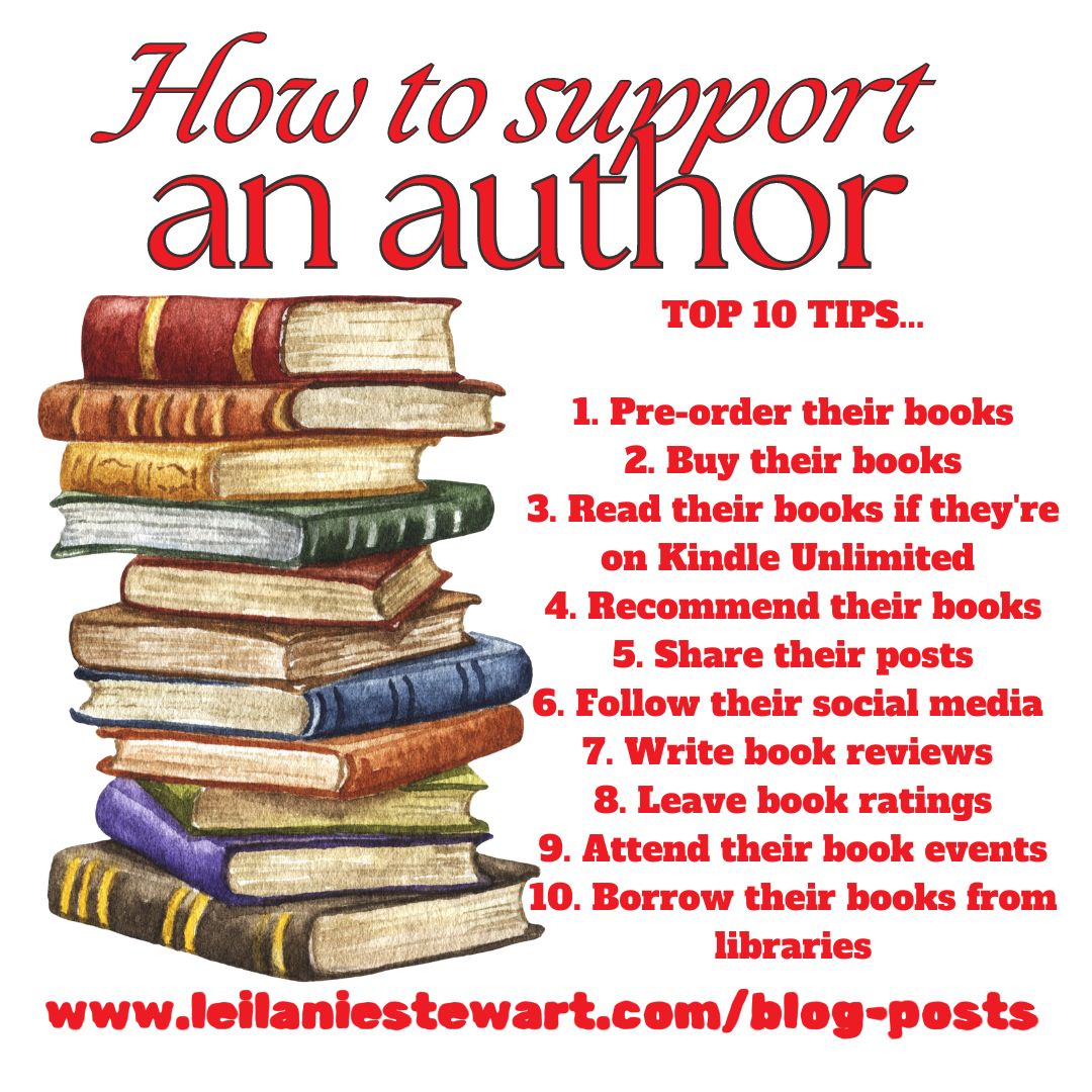 How to support an author | Leilanie Stewart